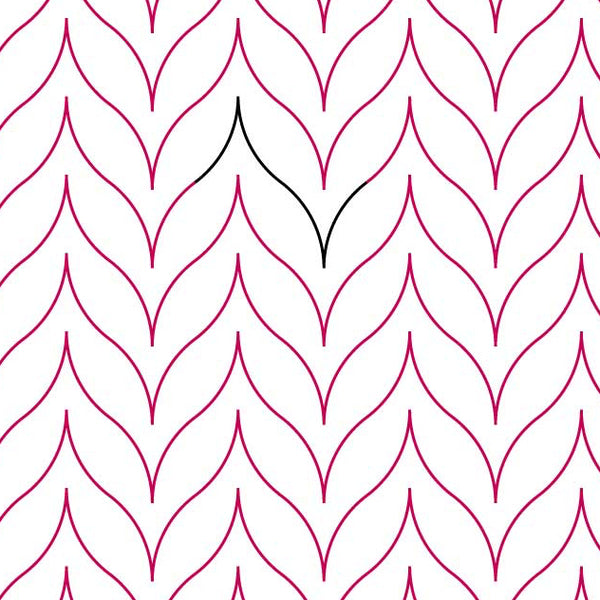 Cornrows Long Arm Quilting Pattern | Lou Lou Rioux